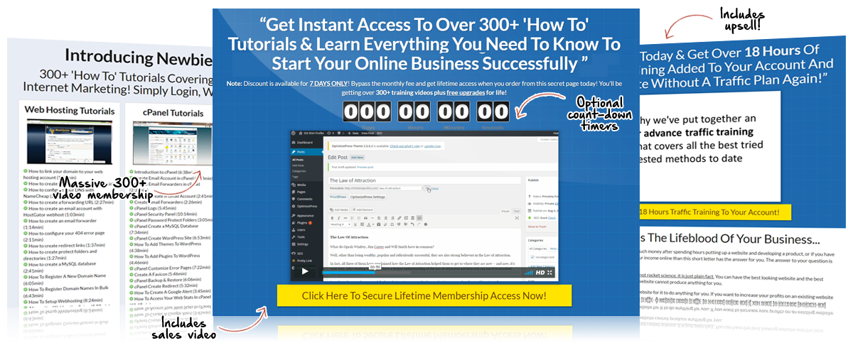 Newbie Sales Machine - 380+ Automated Video Membership Setup for You